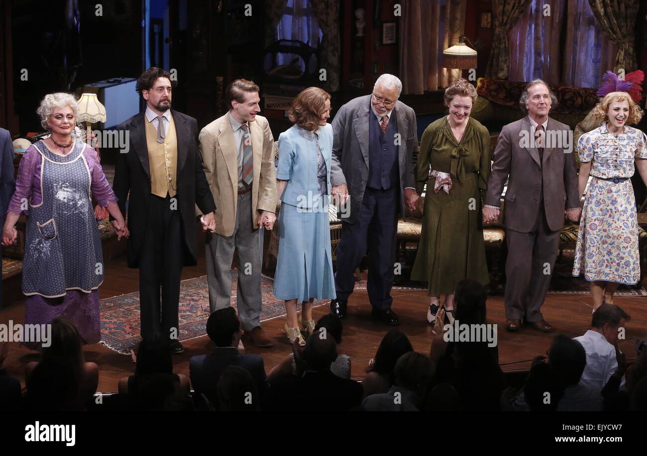 Opening night of You Can't Take It With You at the Longacre Theatre ...