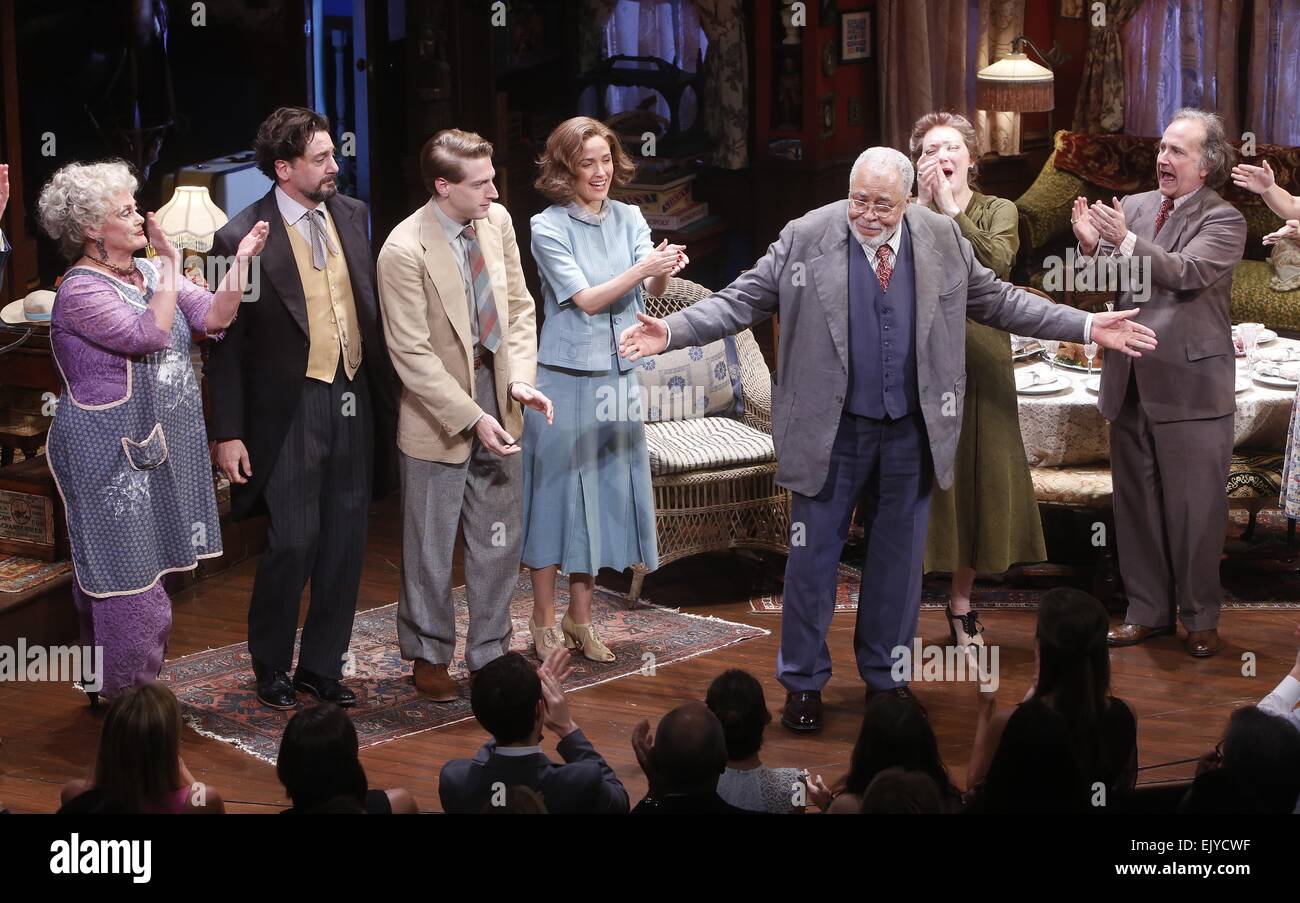 Opening night of You Can't Take It With You at the Longacre Theatre ...