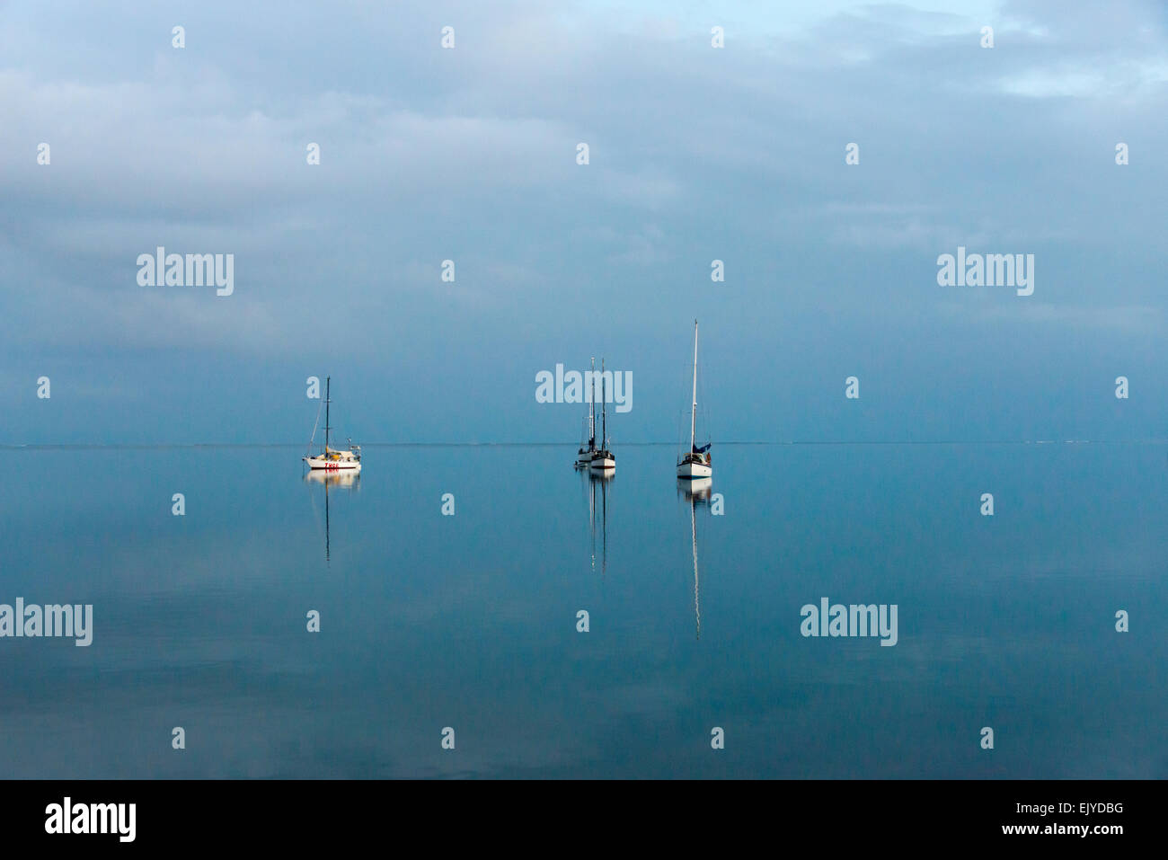 Sail boats on the ocean, Yap Island, Federated States of Micronesia ...