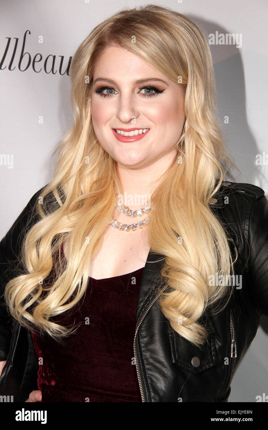 New York, New York, USA. 2nd Apr, 2015. Pop singer MEGHAN TRAINER ...