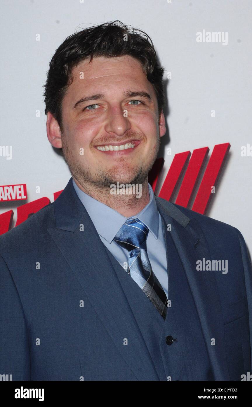 Los Angeles, CA, USA. 2nd Apr, 2015. Toby Leonard Moore at arrivals for ...