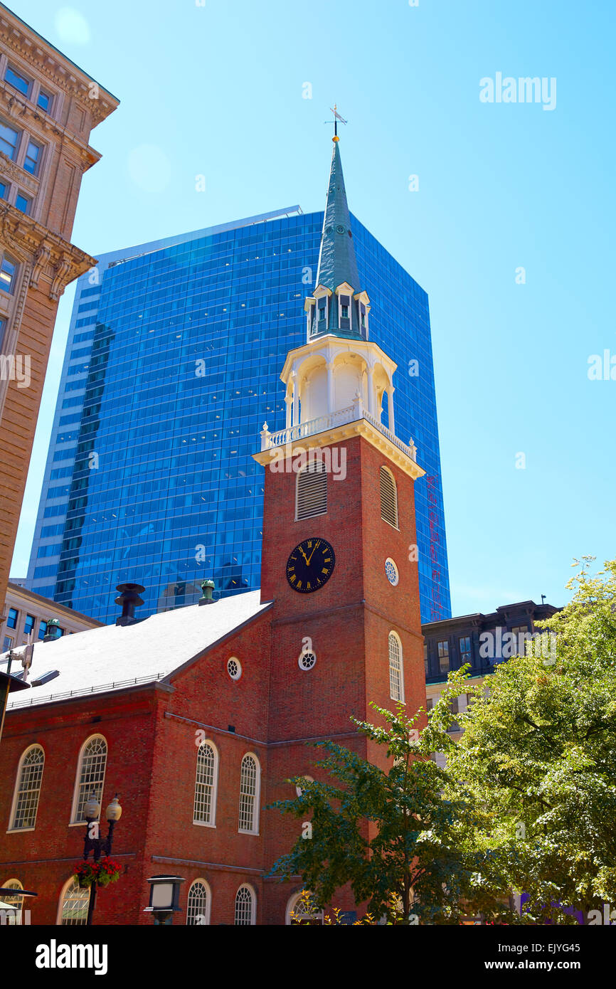 Boston Old South Meeting House historic site in Massachusetts USA Stock ...