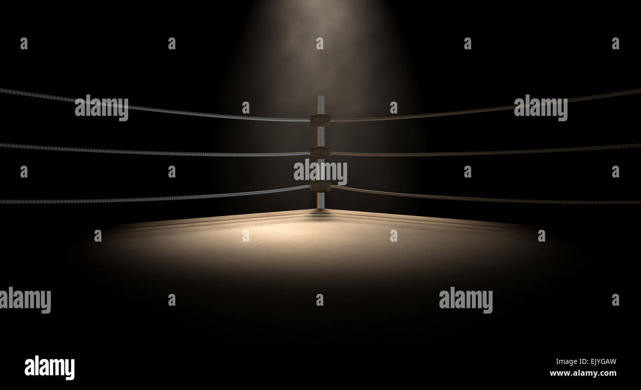 Empty Boxing Ring High Resolution Stock Photography and Images - Alamy