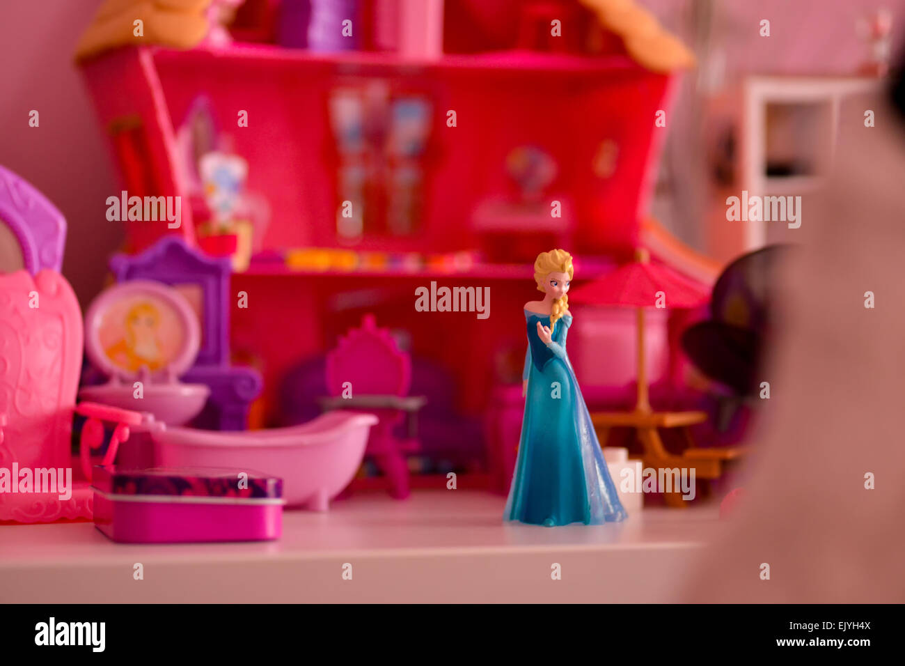 Beautiful toy doll house Stock Photo - Alamy