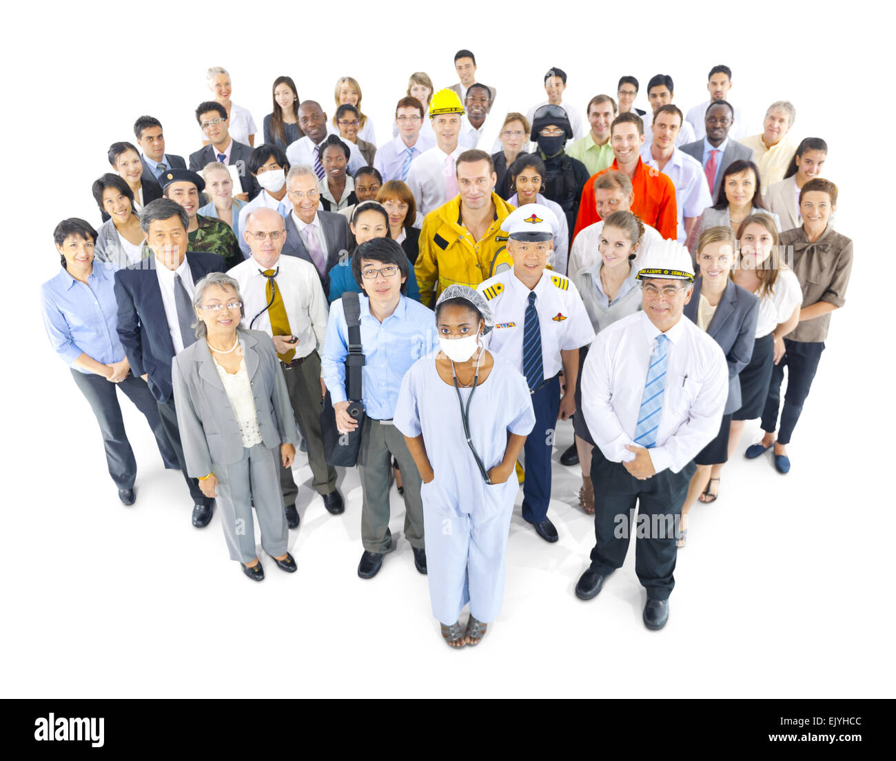 Group of Multi-career Stock Photo - Alamy