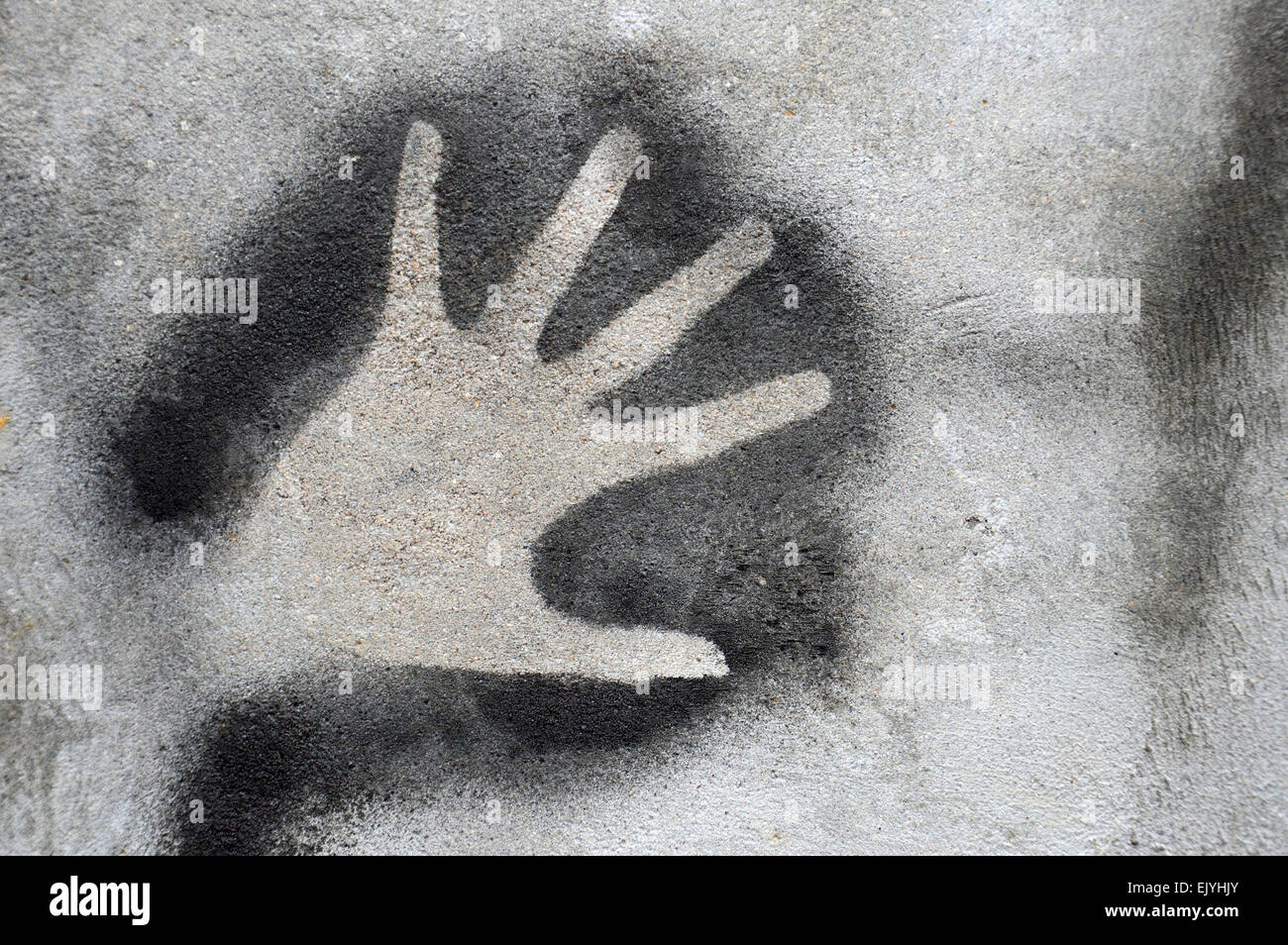 hand graffiti on the wall Stock Photo - Alamy