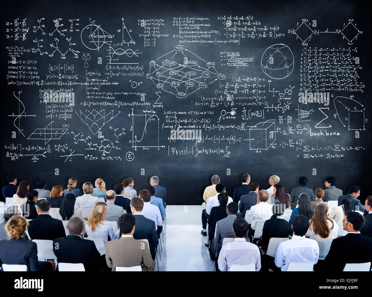 Math equation chalkboard hi-res stock photography and images - Alamy
