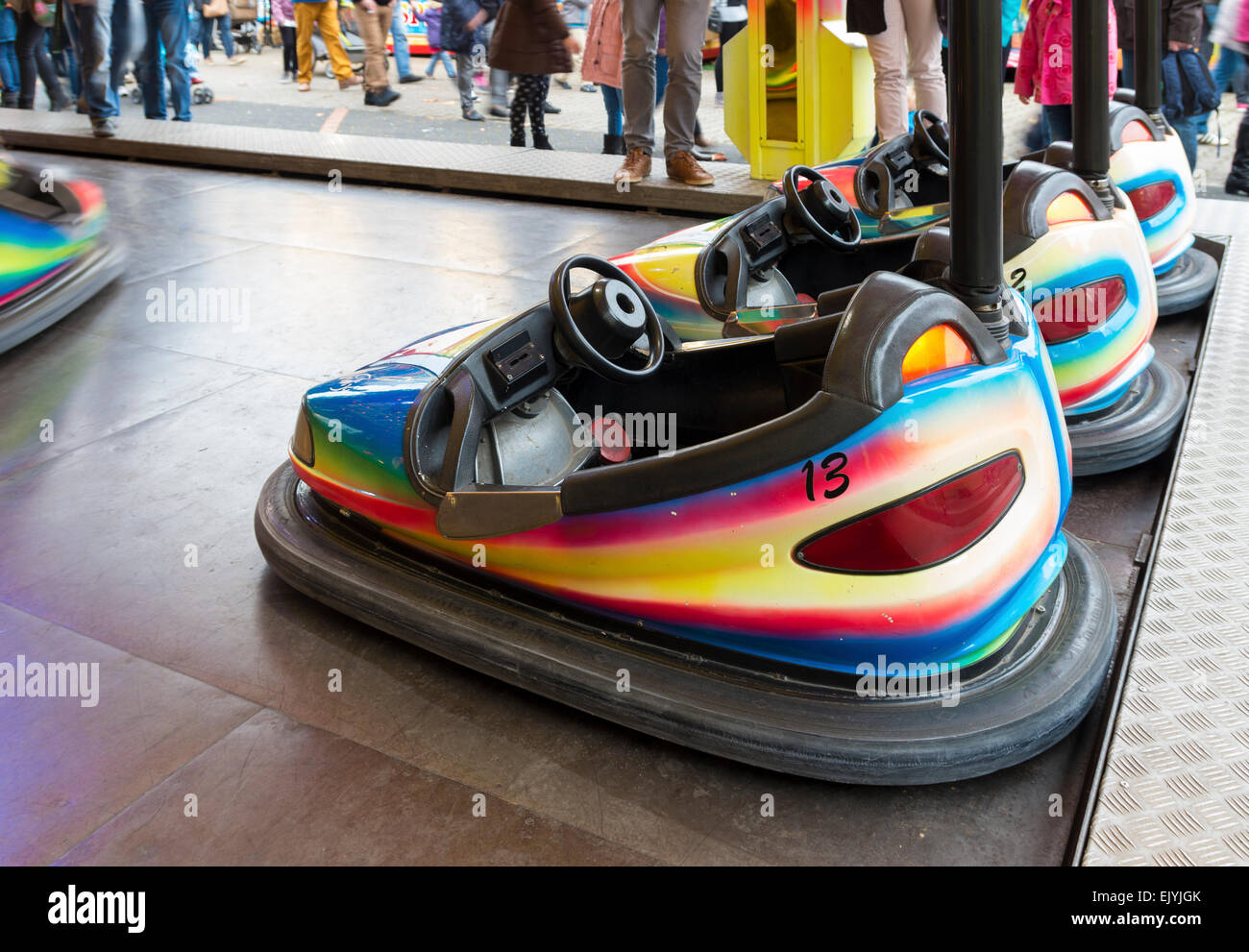 Bumper cars hit hi-res stock photography and images - Alamy