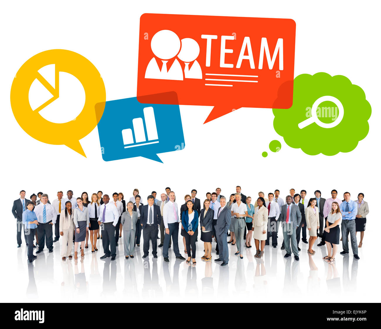 Woman social media symbols Cut Out Stock Images & Pictures - Alamy