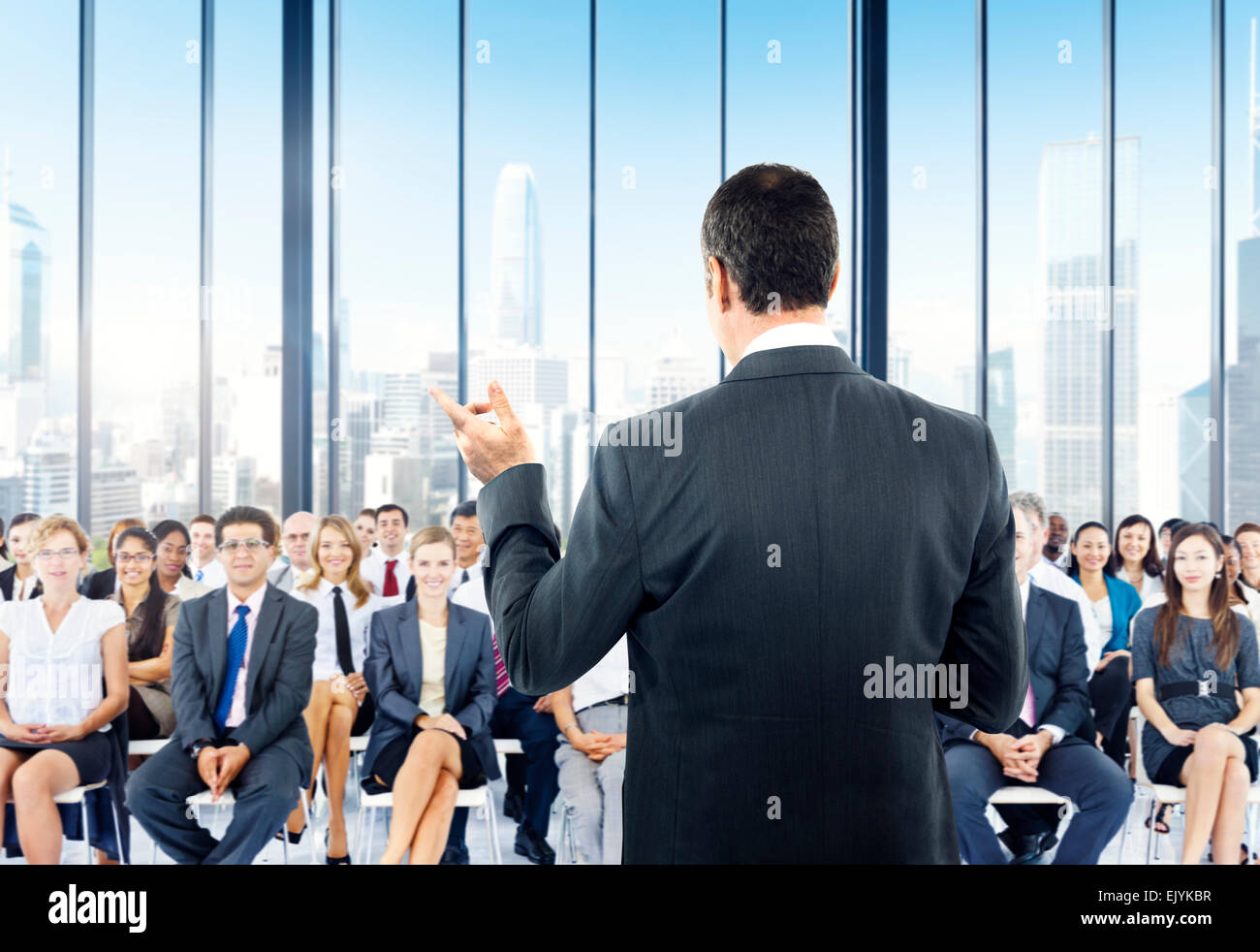 Business People Seminar Conference Meeting Office Training Concept ...