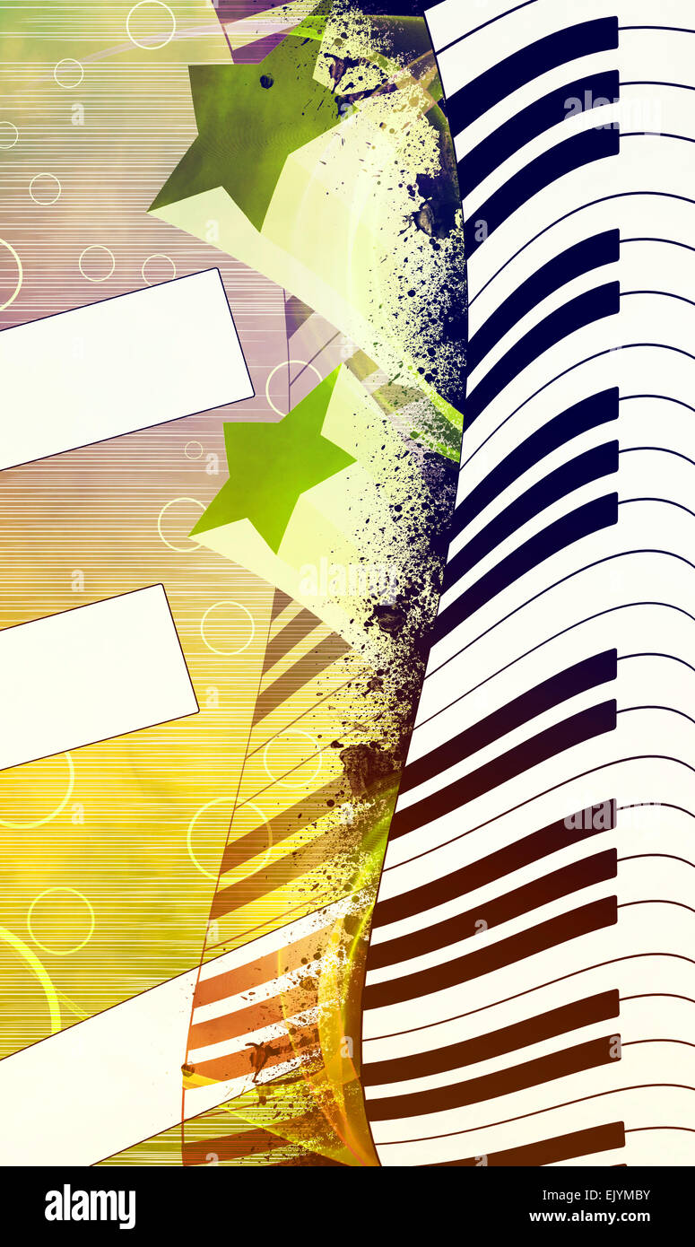 Abstract music night or concert invitation advert background with empty ...