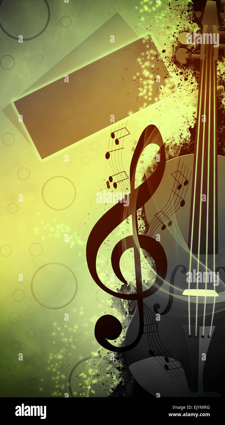 Abstract music night or concert invitation advert background with empty ...