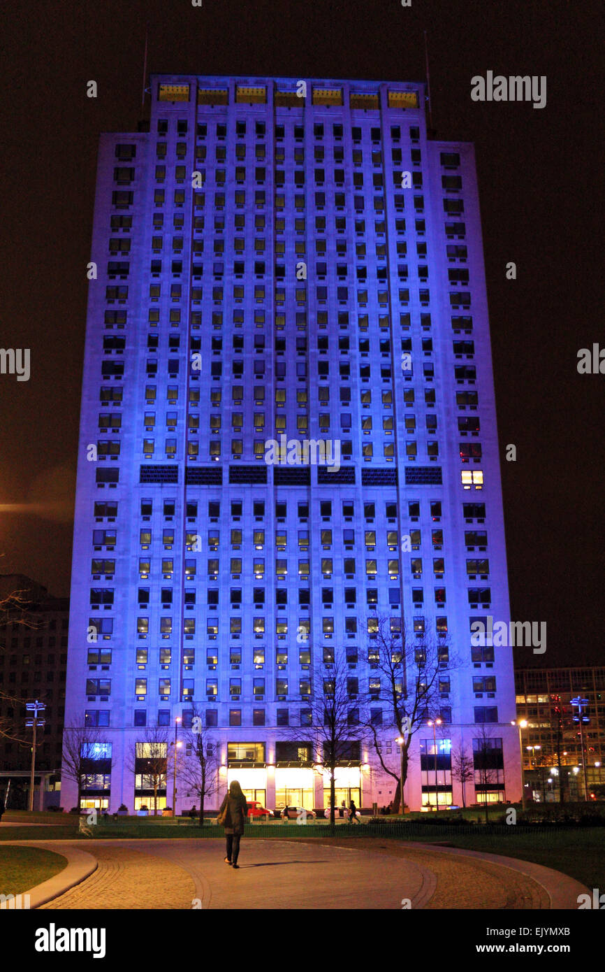London England UK. 2nd April 2015. After dark on the Southbank the ...