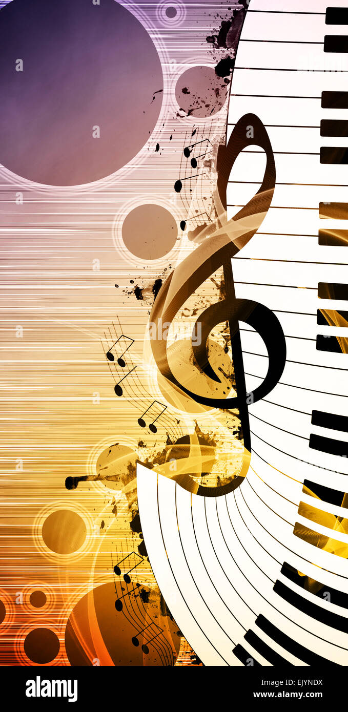 Abstract music night or concert invitation advert background with empty ...