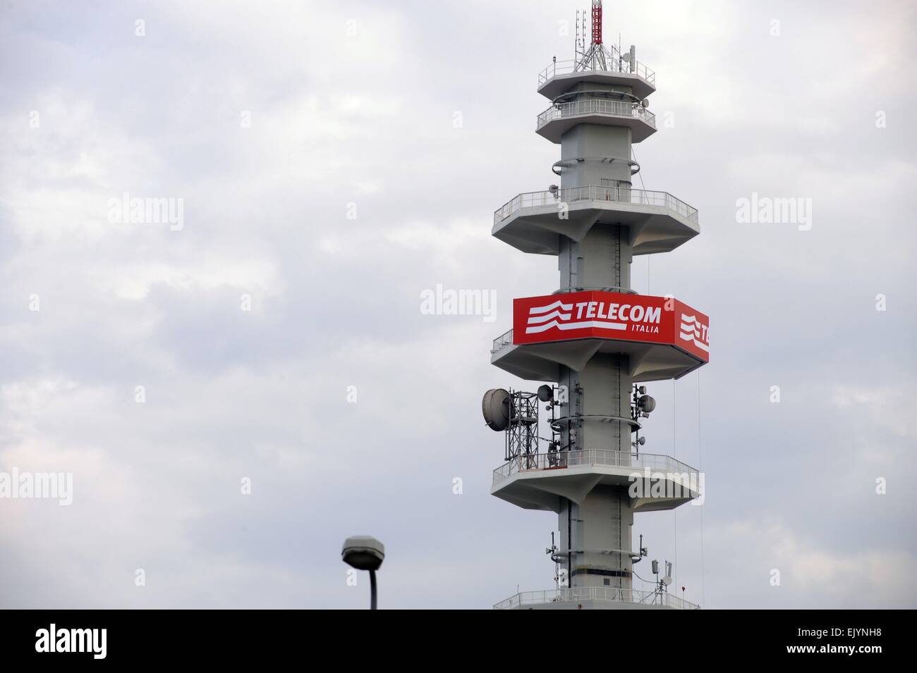 Milan (Italy), the Telecom tower of Pero Stock Photo - Alamy