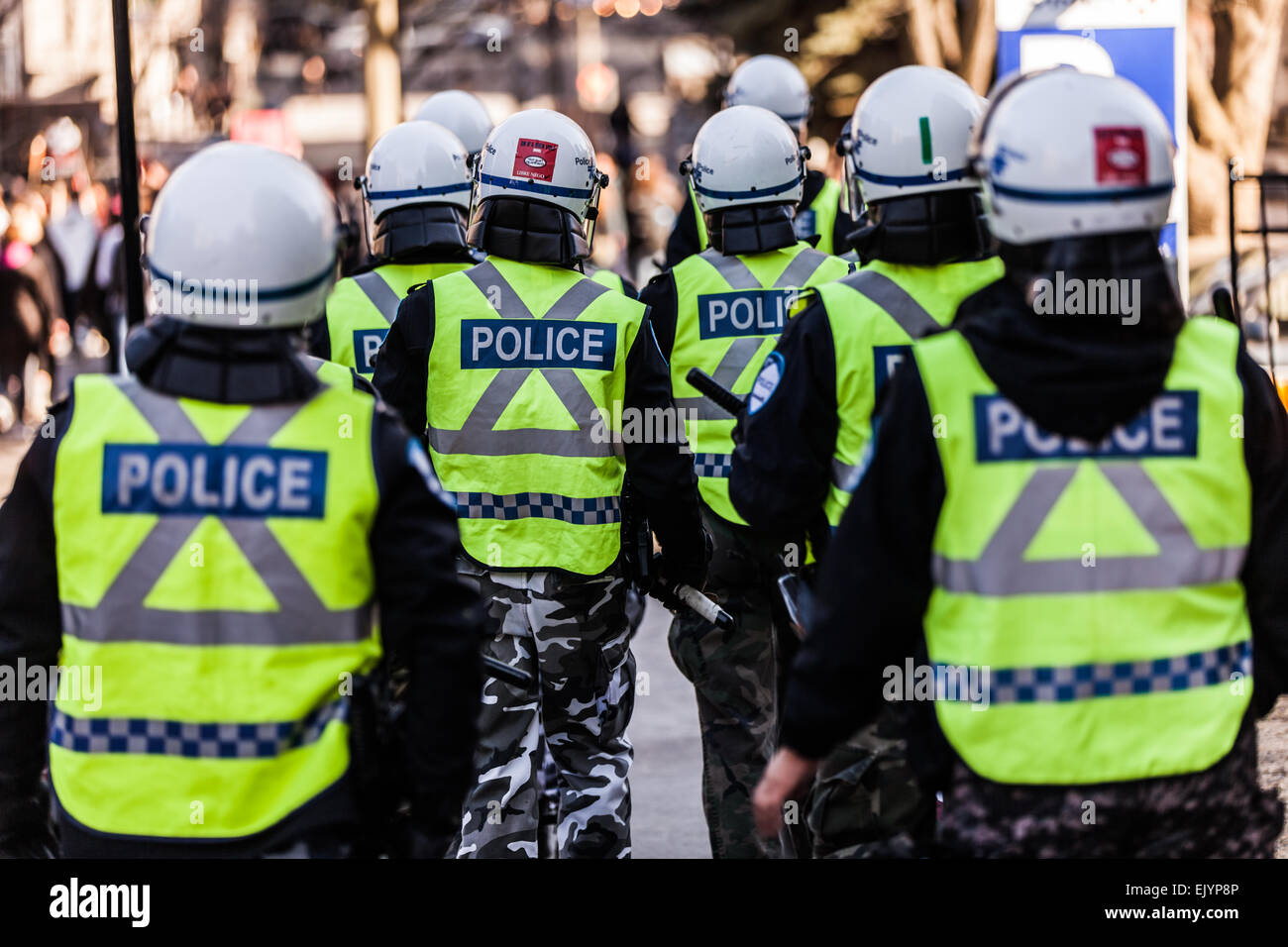 Riots conflict force protection hi-res stock photography and images - Alamy