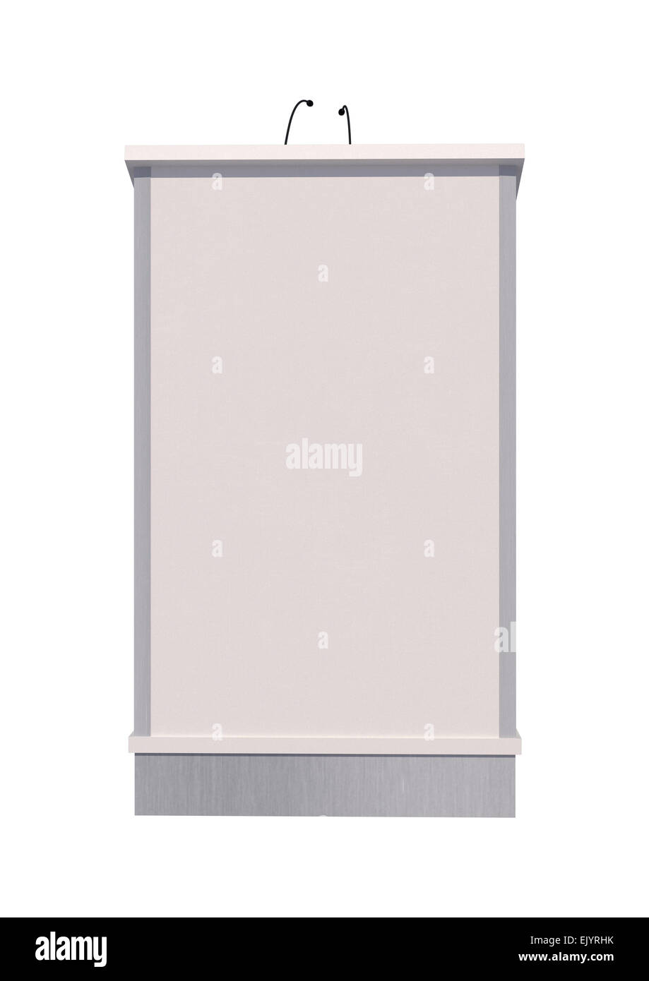 3D digital render of a lectern isolated on white background Stock Photo ...