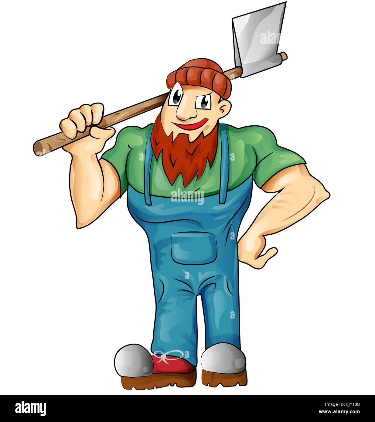 Cartoon lumberjack hi-res stock photography and images - Alamy