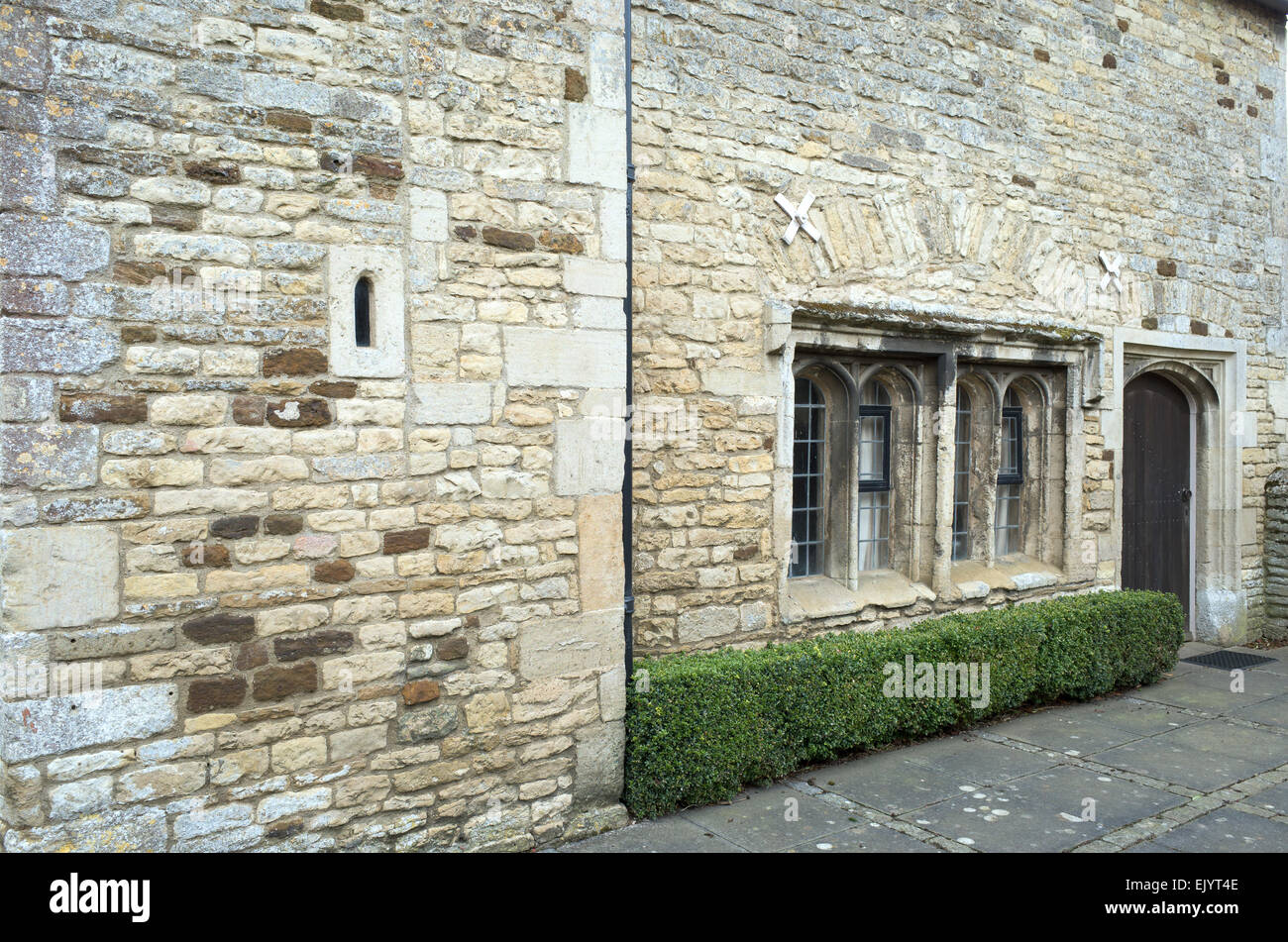 Entrance to a late fifteenth chantry home at Easton (England) for a ...