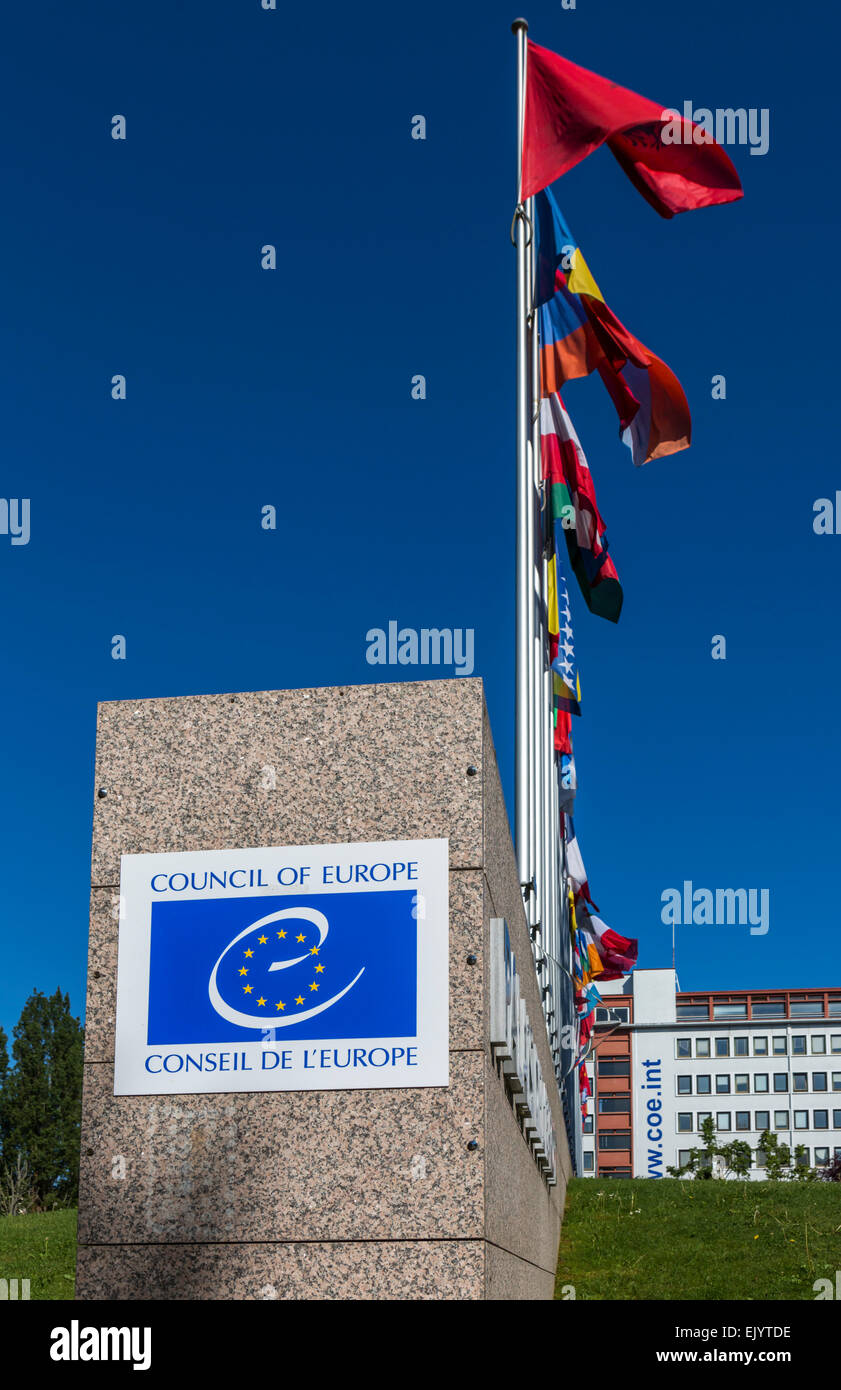 Council of europe signage hi-res stock photography and images - Alamy