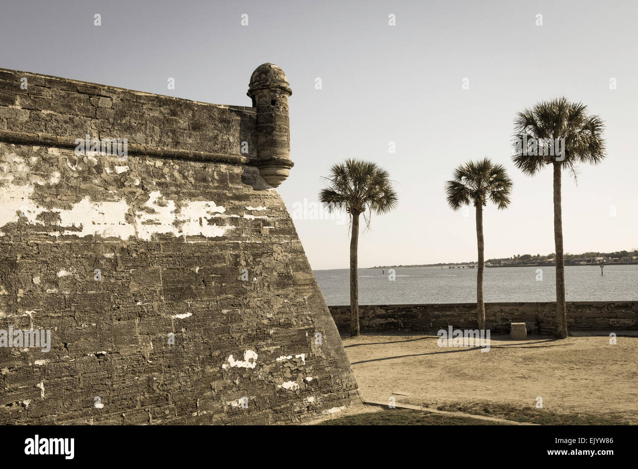 Castillo de San Marcos National Monument, St. Augustine, Florida Stock ...
