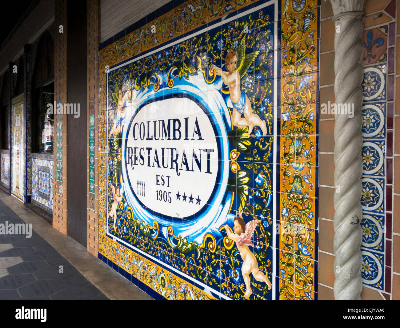 Columbia Restaurant in Ybor City, Tampa, Florida Stock Photo - Alamy