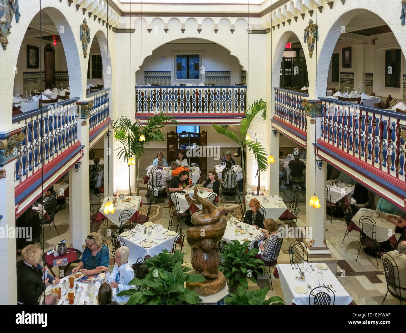 The Patio Dining Room, Columbia Restaurant in Ybor City, Tampa, Florida ...