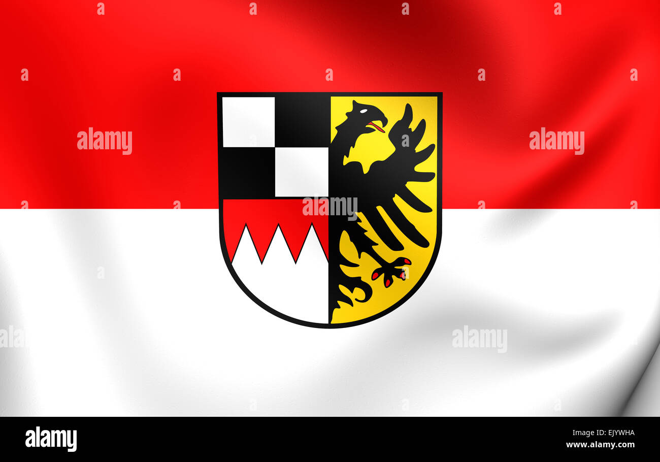 Flag of Middle Franconia, Germany. Close Up Stock Photo - Alamy