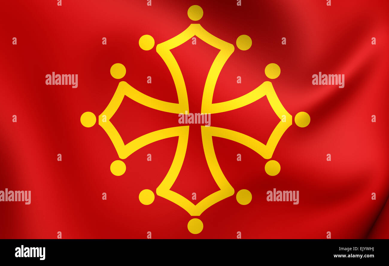 Midi pyrenees flag hi-res stock photography and images - Alamy