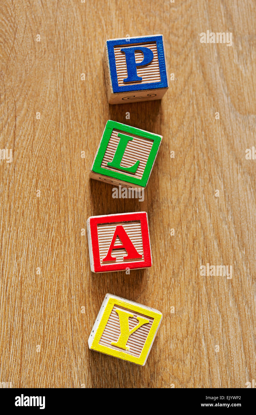 Educational spelling blocks hi-res stock photography and images - Alamy