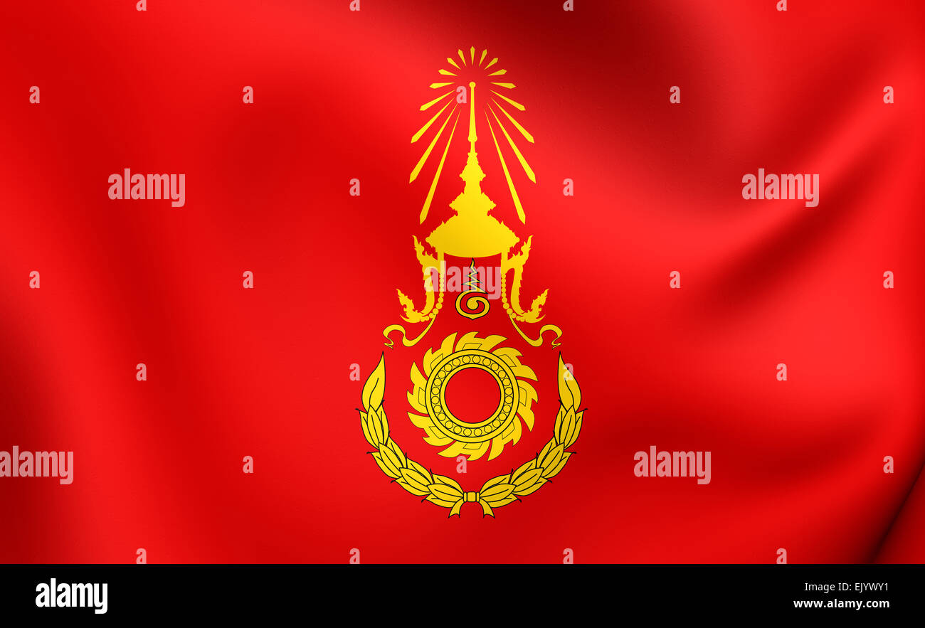 Royal Thai Army Flag. Close Up Stock Photo - Alamy