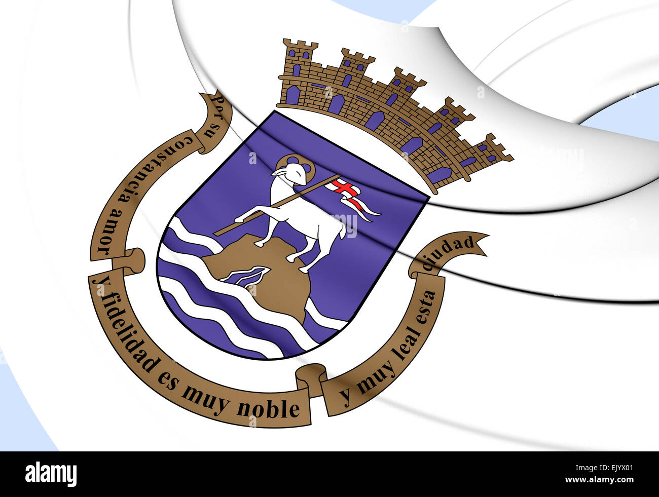 Flag of the San Juan, Puerto Rico Stock Photo - Alamy