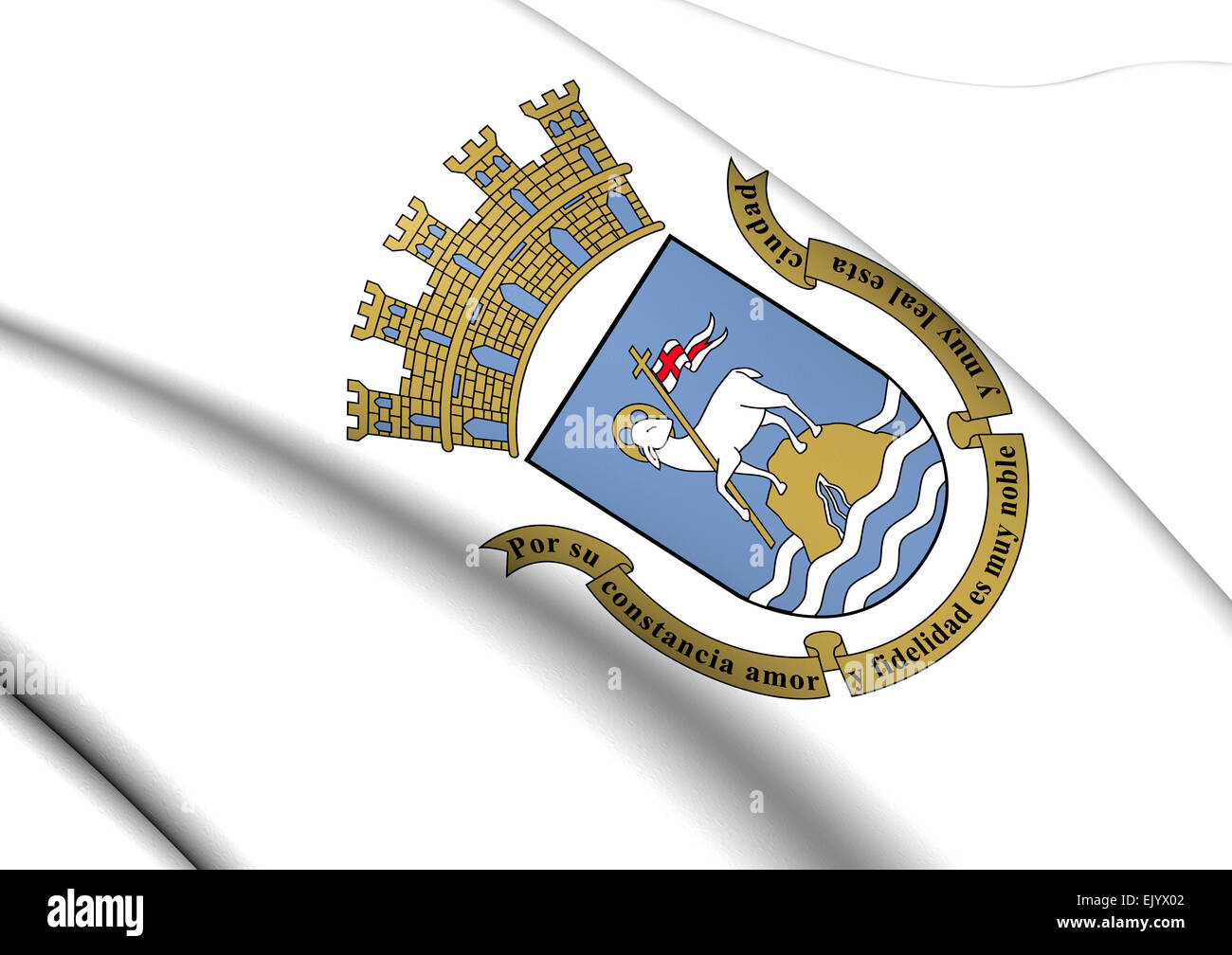 Flag of the San Juan, Puerto Rico Stock Photo - Alamy