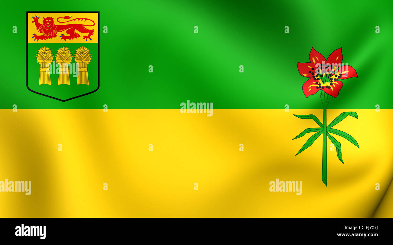 Flag of the province of saskatchewan hi-res stock photography and ...