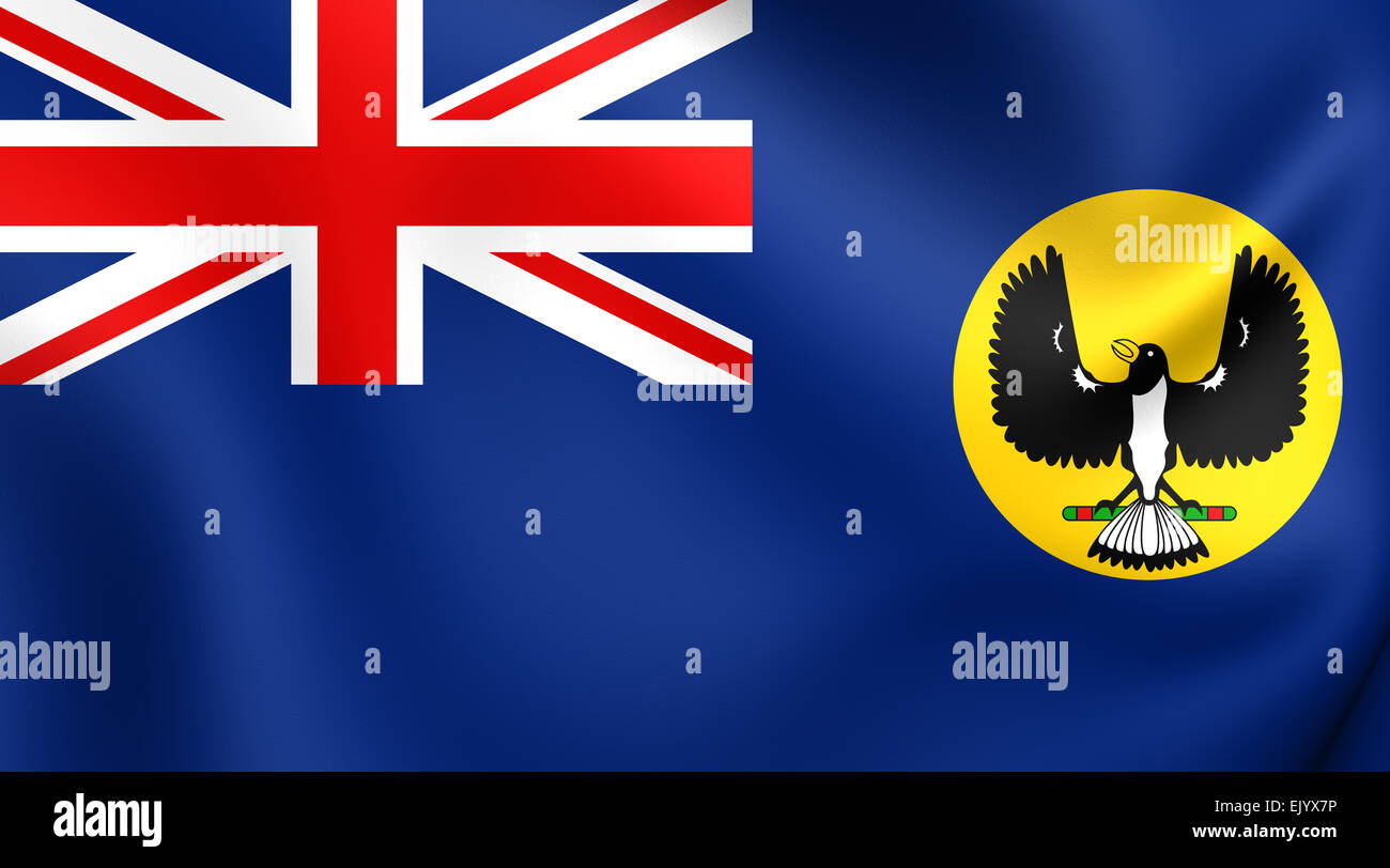 Flag of South Australia. Close Up Stock Photo - Alamy
