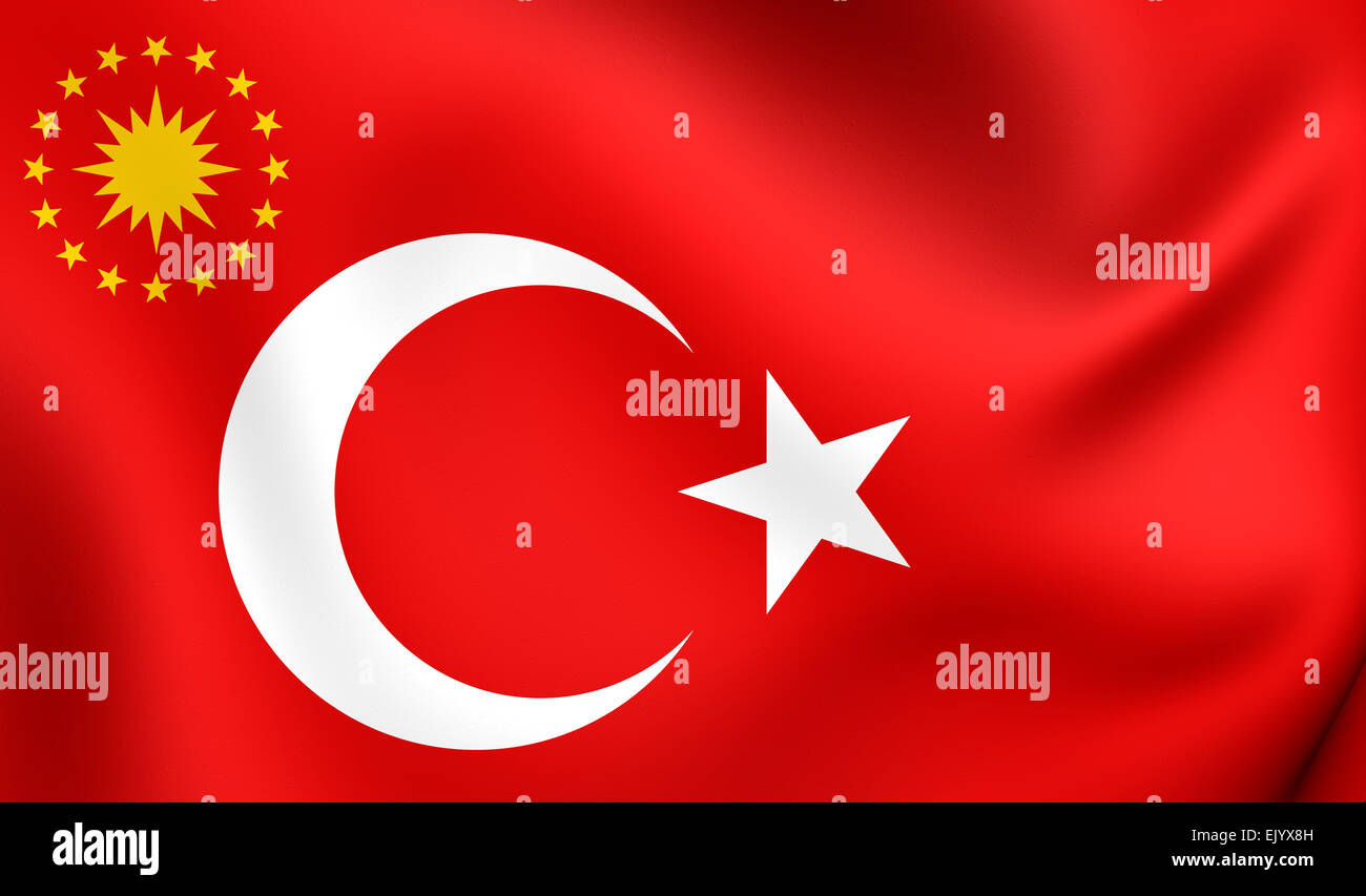 Presidential Flag of Turkey. Close Up Stock Photo - Alamy