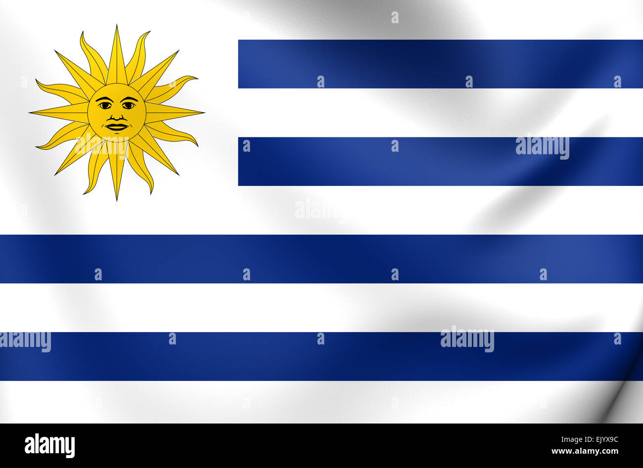 Uruguayan flag hi-res stock photography and images - Alamy