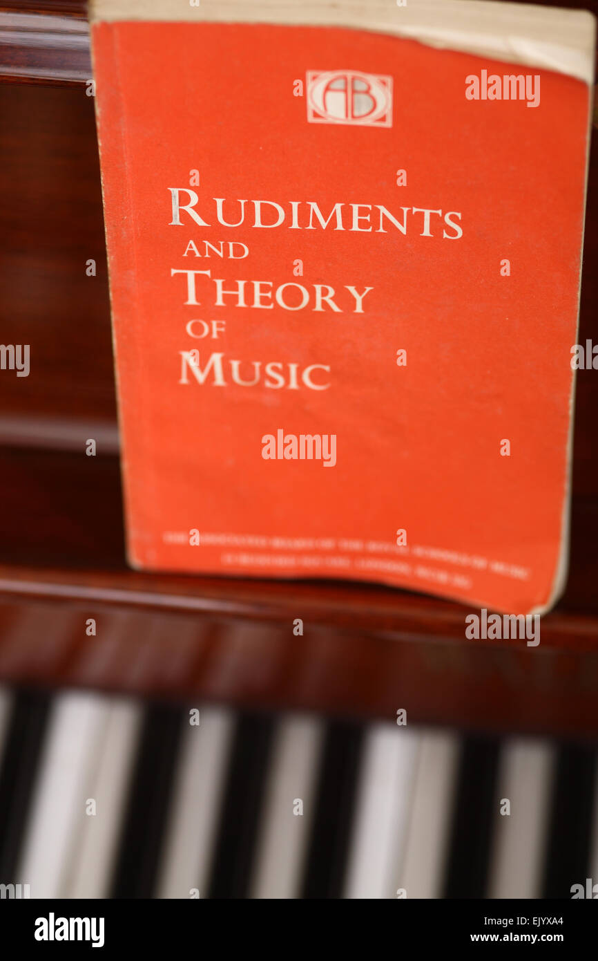 rudiments and theory of music. Associated board publication Stock Photo ...