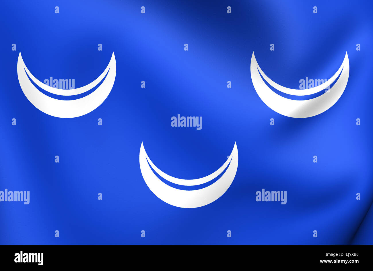 Flag of Wassenaar, Netherlands. Close Up Stock Photo - Alamy