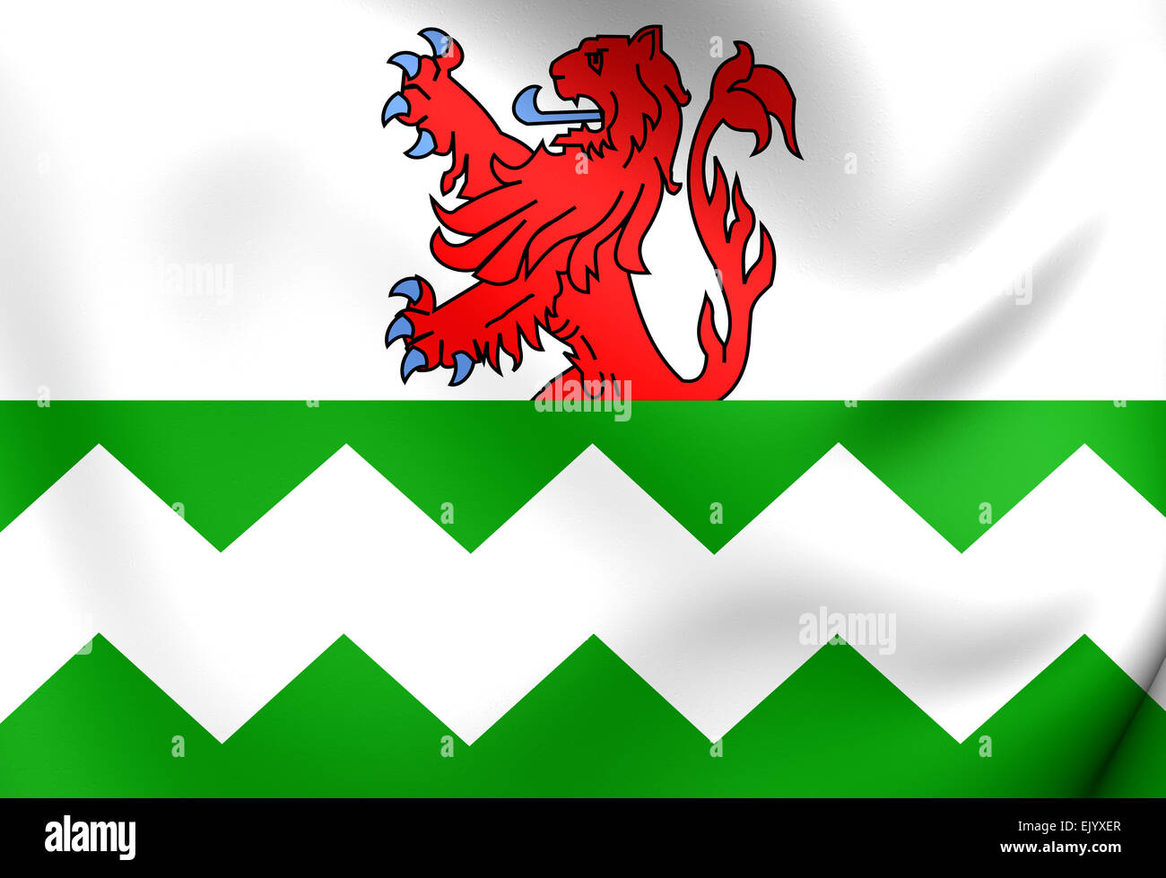 Flag of Westland, Netherlands. Close Up Stock Photo - Alamy