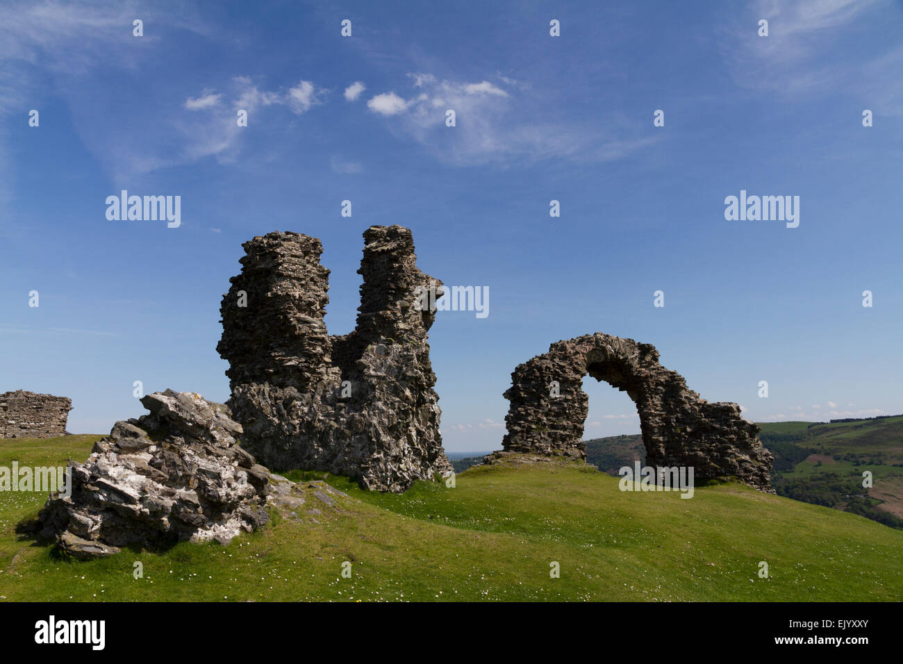 Llangollen dinas brân castle hi-res stock photography and images - Alamy