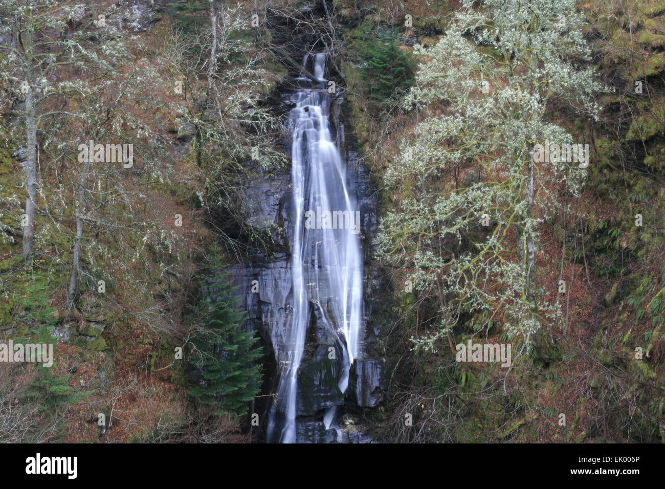 The falls of Acharn Stock Photo - Alamy