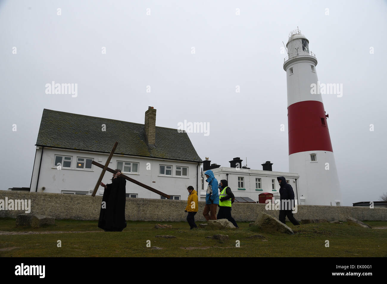 Portland, Dorset, Revd. Chris Briggs, front and Rev Mark Phillips ...