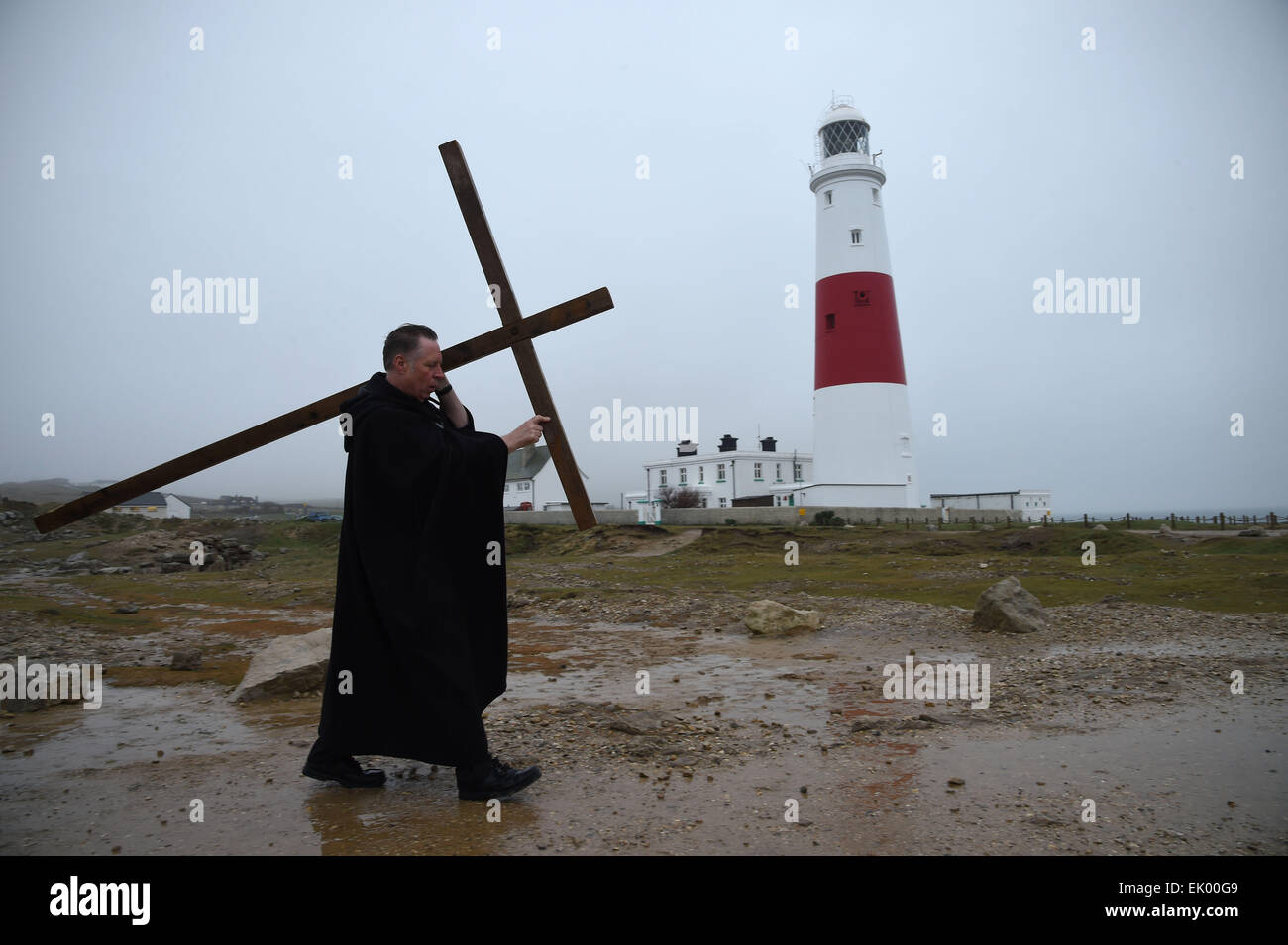 Portland, Dorset, Revd. Chris Briggs, front and Rev Mark Phillips ...