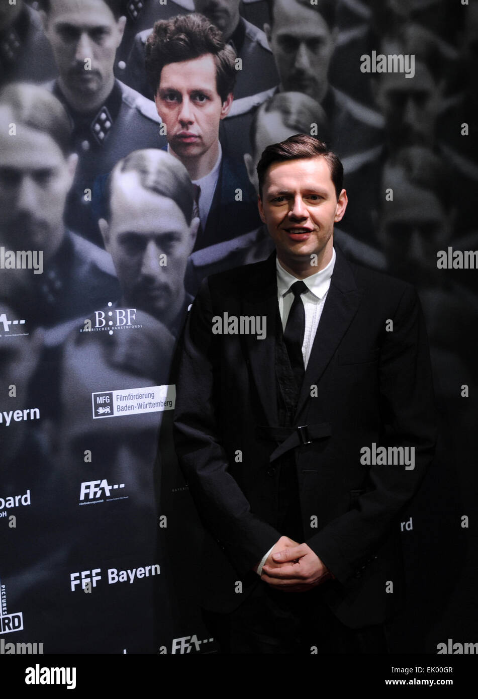 Munich, Germany. 23rd Mar, 2015. Actor Christian Friedel arrives at the ...