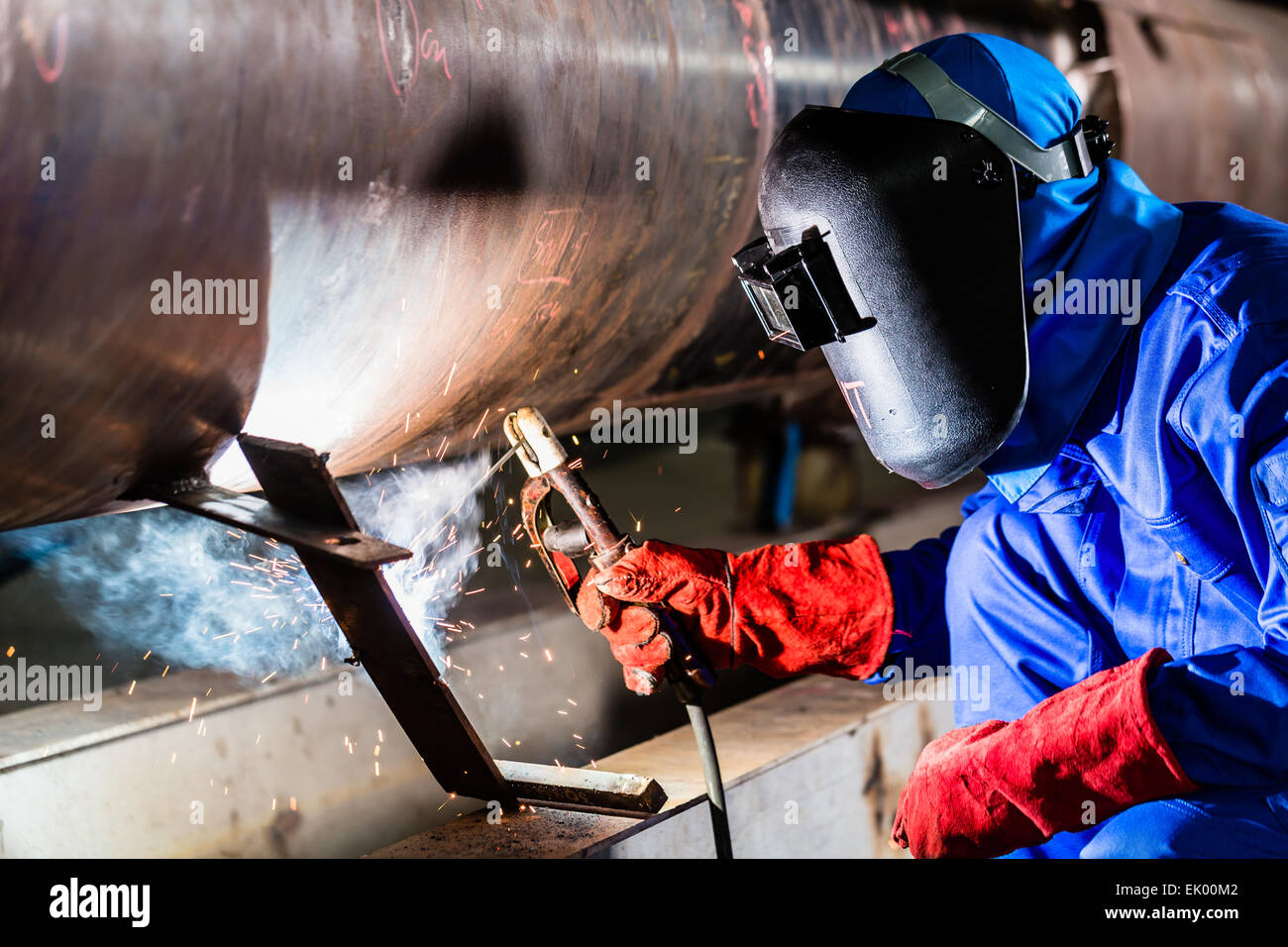 Welding pipes hi-res stock photography and images - Alamy