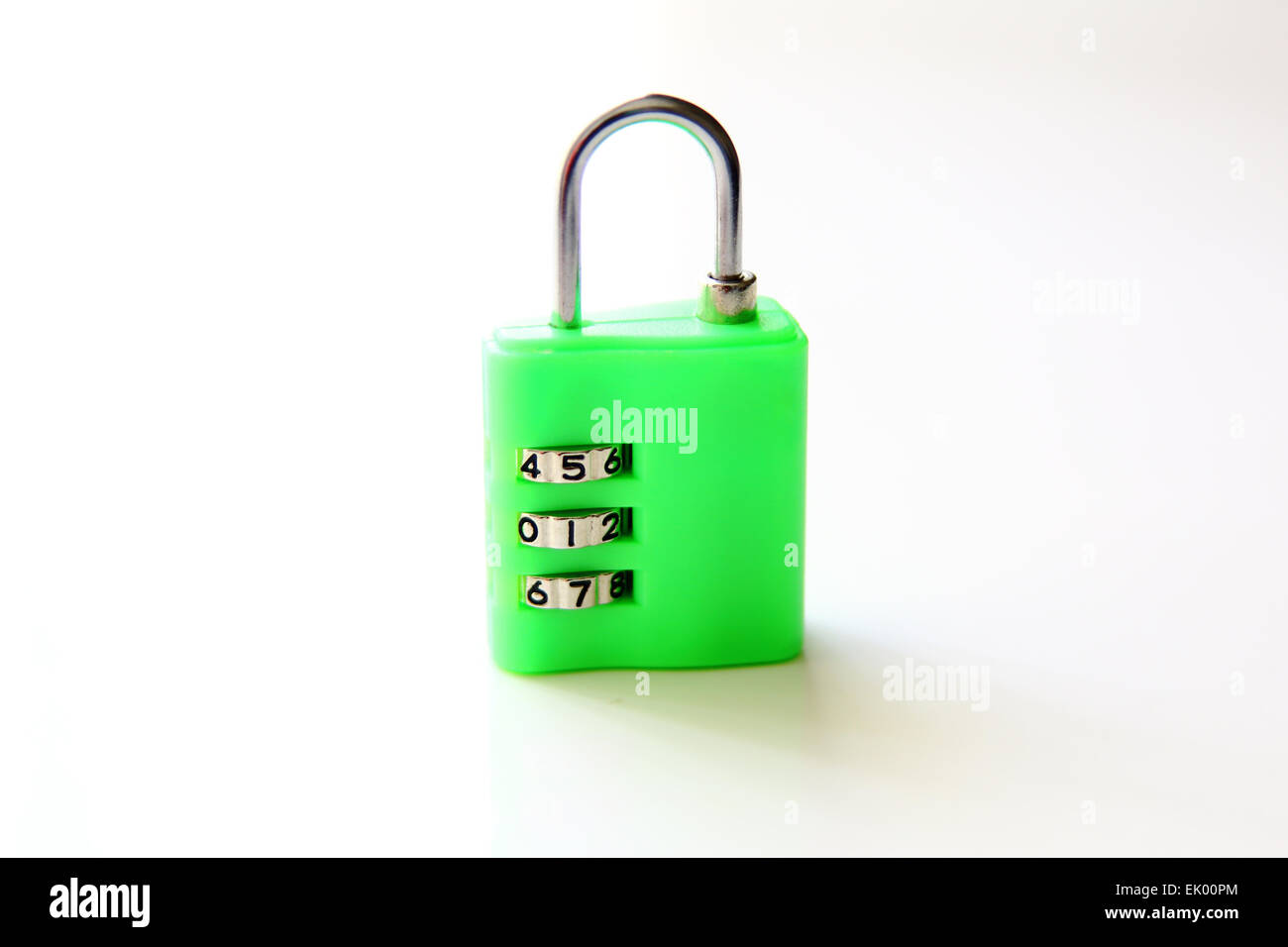 Combination Padlock, isolated on white background Stock Photo - Alamy