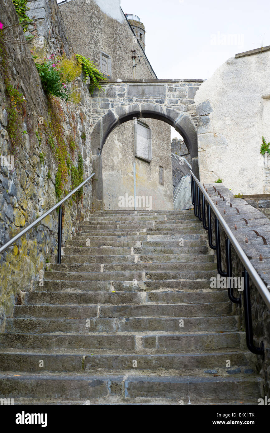 ancient steps in the city of kilkenny in ireland Stock Photo - Alamy