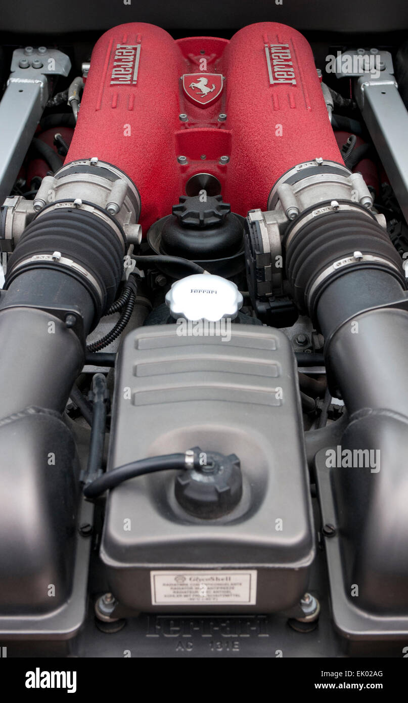 Ferrari engine hi-res stock photography and images - Alamy
