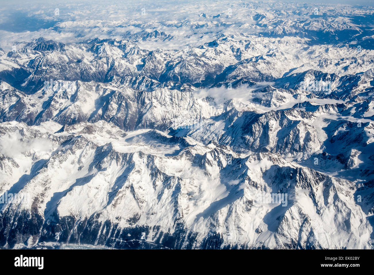 A view over the Alps in Northern Italy Stock Photo - Alamy